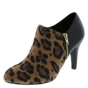 dexflex comfort | Shoes | Dexflex Leopard Print Vegan Leather Booties ...
